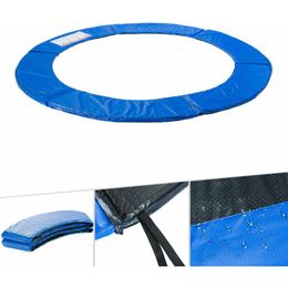 Trampolin Randabdeckung Federschutz Trampolin Randschutz Trampolinzubehör 396 cm aus pvc und pe Reißfest 100% UV-beständig Blau - Blau - Arebos