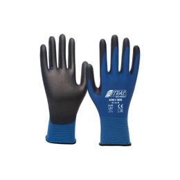 As Arbeitsschutz Gmbh - Handschuhe Skin Gr.10 blau/schwarz en 388 psa ii nitras