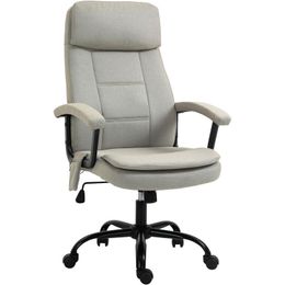 Vinsetto - Bürostuhl Massage höhenverstellbarer Chefsessel Gamingstuhl mit Massagefunktion, ergonomischer Drehstuhl Massage Sessel