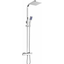 Senderpick - 30 cm Duschsystem Duschset mit Handbrause Duscharmatur Mit 38℃ Thermostat Regendusche