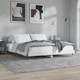 MAISONCHIC - Bettgestell, Schlafzimmerbett/Doppelbett, Erwachsenenbett Weiß 180x200 cm Holzwerkstoff XTJTE489938
