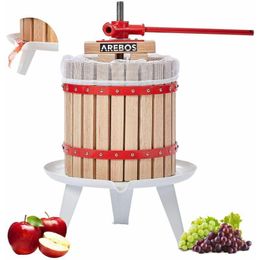 Arebos Obstpresse Maischepresse Weinpresse Apfelpresse Fruchtpresse 12 Liter