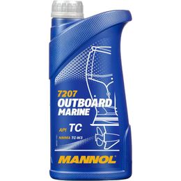 Motoröl Outboard Marine 2-Takt TC-W3 Premium 1 Liter Typ 7207 - Mannol