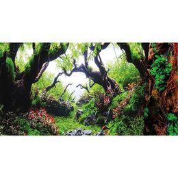 Fotorückwand Green Dream / Wooden Sky - 120 x 50 cm - HOBBY