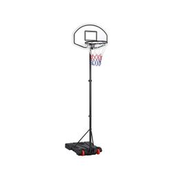 Basketballständer Basketballkorb mit Ständer Korbanlage Höhenverstellbar von 159 bis 214 cm - Schwarz - Yaheetech