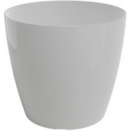 Artevasi - san remo Pflanzgefäß & Übertopf Weiß glänzend ø 30 cm - Kunststoff