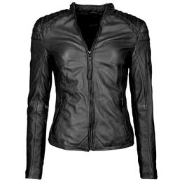 Maze Lederjacke ' Brightwater ' Damen Gr&ouml;&szlig;e M schwarz