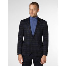 Finshley & Harding Finshley & Harding London Baukasten-Sakko Herren Slim Fit kariert, marine