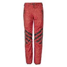 Chiemsee Skihose Damen gemustert, rot