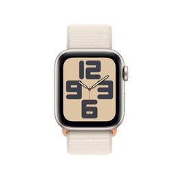 Apple Watch SE (GPS) 44mm Aluminiumgehäuse polarstern, Sport Loop polarstern