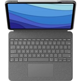 Logitech Combo Touch Tastatur und Foliohülle mit Trackpad oxford grey