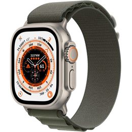 Apple Watch Ultra (GPS + Cellular) 49mm Titaniumgehäuse, Apline Loop grün