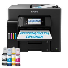 3 Jahre erweiterbare Garantie gratis nach Registrierung* Epson EcoTank ET-5850 A4-Tintentank-Multifunktionsdrucker