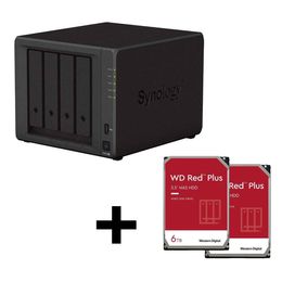 Synology DiskStation DS923+ 4 Einschübe NAS-Server Leergehäuse + 2x WD Red NAS 3.5" HDD 6TB Festplatte