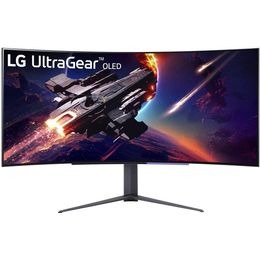 LG UltraGear OLED 45GR95QE-B Curved Gaming Monitor 113 cm (44,5 Zoll)