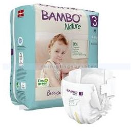 Babywindeln Abena BAMBO Nature Windeln 4-8 kg Größe 3 28 Stück, die neue Generation umweltfreundlicher Windeln