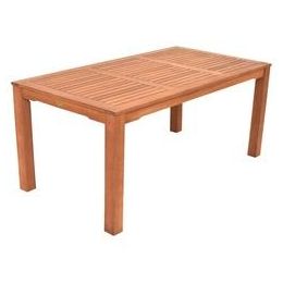 Merxx Gartentisch aus Eukalyptusholz ca. 170x74x90cm