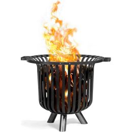 CookKing Feuerschale Verona, 60x60x52 cm, schwarz