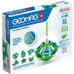Geomag™ Magnetspielbausteine Geomag™ Classic Panels, Recycled, (52 St), aus recyceltem Material; Made in Europe, blau|grün