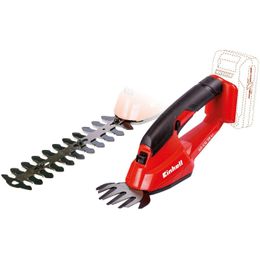 Einhell Akku-Gras- und Strauchscherenset GC-CG 18 Li-Solo, 10/20 cm Arbeitsbreite, ohne Akku, rot