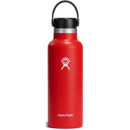 Hydro Flask Trinkflasche STANDARD FLEX CAP, TempShield™-Isolierung, rot