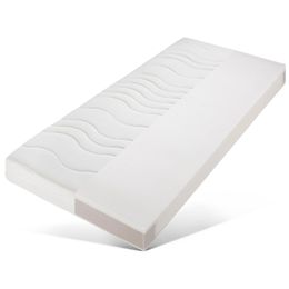 Taschenfederkernmatratze ProVita Luxus T ECO, F.A.N. Schlafkomfort, 20 cm hoch, Matratze mit nachhaltigem Bezug, in diversen Größen erhältlich, weiß