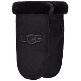 UGG Australia UGG Lederhandschuhe W SHEARLING UGG EMBROIDER MITTEN, schwarz