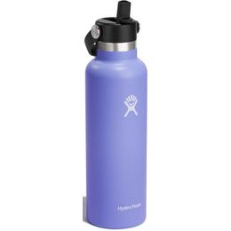 Hydro Flask Trinkflasche STANDARD FLEX STRAW CAP, doppelte TempShield®-Isolierung, lila