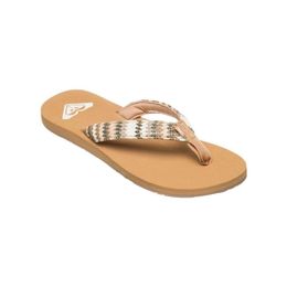 Roxy Porto Raffia Sandale, beige