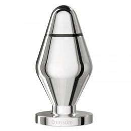 Mystim - "Little John" eStim Buttplug S, Silber