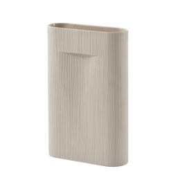 muuto - Ridge Bodenvase, H 48,5 cm, beige