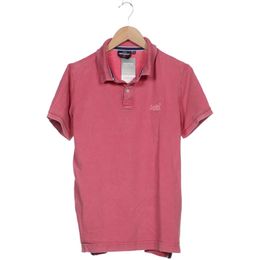 Superdry Herren Poloshirt, pink, Gr. 52
