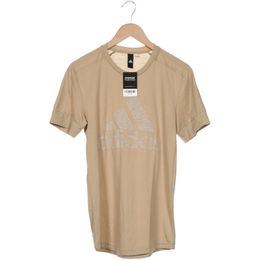 Adidas Herren T-Shirt, beige, Gr. 48