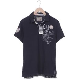 CAMP DAVID Herren Poloshirt, marineblau, Gr. 52