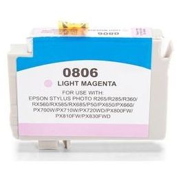 Alternativ zu Epson C13T08064010 / T0806 Tinte Light Magenta