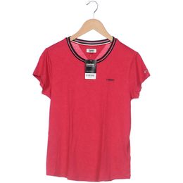 Tommy Jeans Damen T-Shirt, pink, Gr. 34