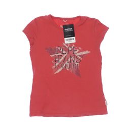 Pepe Jeans Damen T-Shirt, rot, Gr. 140