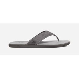 UGG Australia UGG® Seaside Flip-Flops aus Leder für Herren | UGG® EU in Medium Grey, Größe 48.5