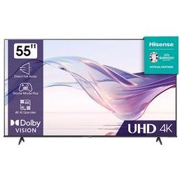 HISENSE 55A6K Smart TV (Flat, 55 Zoll / 139 cm, UHD 4K, SMART TV, VIDAA)