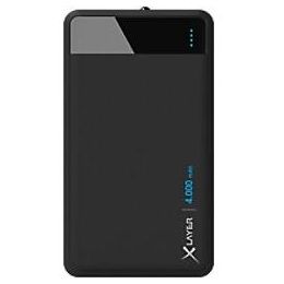 XLayer Powerbank Color Line 4000 mAh Schwarz