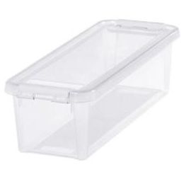 Smartstore Aufbewahrungsbox Home 4 3,5 L Transparent, Weiß PP (Polypropylene) 14 x 38 x 11 cm