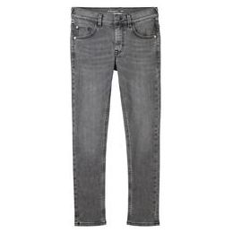 Tom Tailor Jungen Ryan Jeans mit recycelter Baumwolle, grau, Uni, Gr. 152