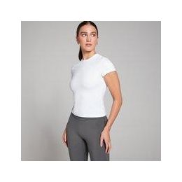 MP Damen TeMPo Body Fit Kurzarm-T-Shirt – Weiß - XXS
