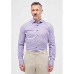 Langarmhemd Eterna "SLIM FIT" Gr. 38, Normalgrößen, lila (lavender) Herren Hemden Langarm