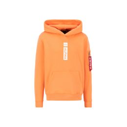 Hoodie Alpha Industries "ALPHA Men - Hoodies Alpha PP Hoody" Gr. XS, orange (tangerine) Herren Sweatshirts