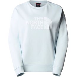 Sweatshirt The North Face "W DREW PEAK CREW - EU" Gr. L, blau (barely blue) Damen Sweatshirts