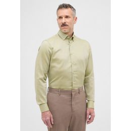 Langarmhemd Eterna "SLIM FIT" Gr. 39, Normalgrößen, grün (pistazie) Herren Hemden Langarm