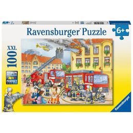 RAVENSBURGER VERLAG Ravensburger Kinderpuzzle - 10822 Unsere Feuerwehr - Puzzle für Kinder ab 6 Jahren, mit 100 Teilen im XXL-Format