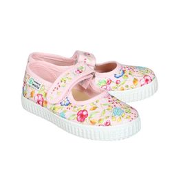 natural world - Canvas-Spangenschuhe FLOR MULTI in rosa, Gr.24