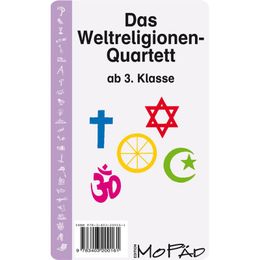 Das Weltreligionen-Quartett (Kartenspiel) - Bernd Wehren,